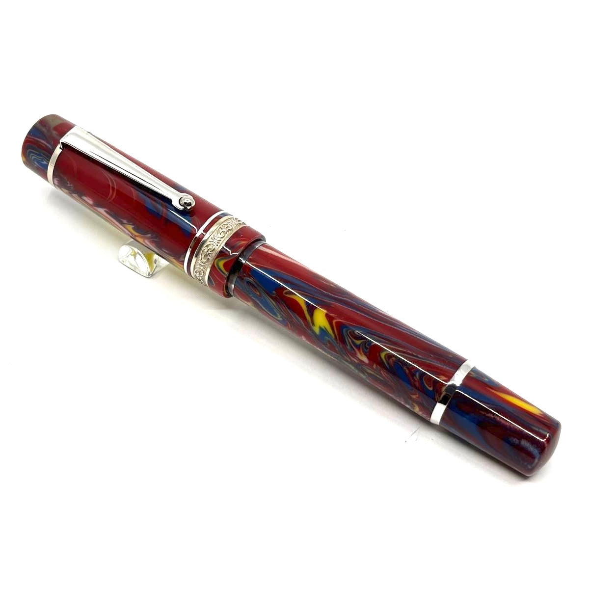 Delta Gallery Blue Moon Fountain Pen in Multi-colored Resin – Fountain ...