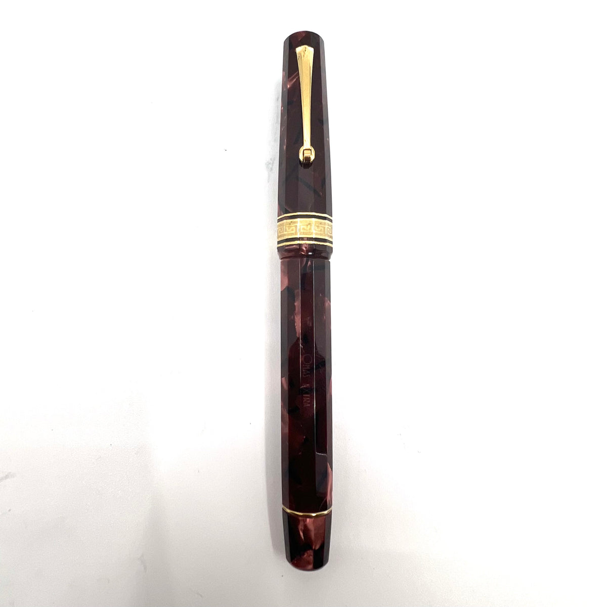 Omas Paragon Scarlet Red Celluloid (1994) - Fountain Pen – Fountain Pen ...