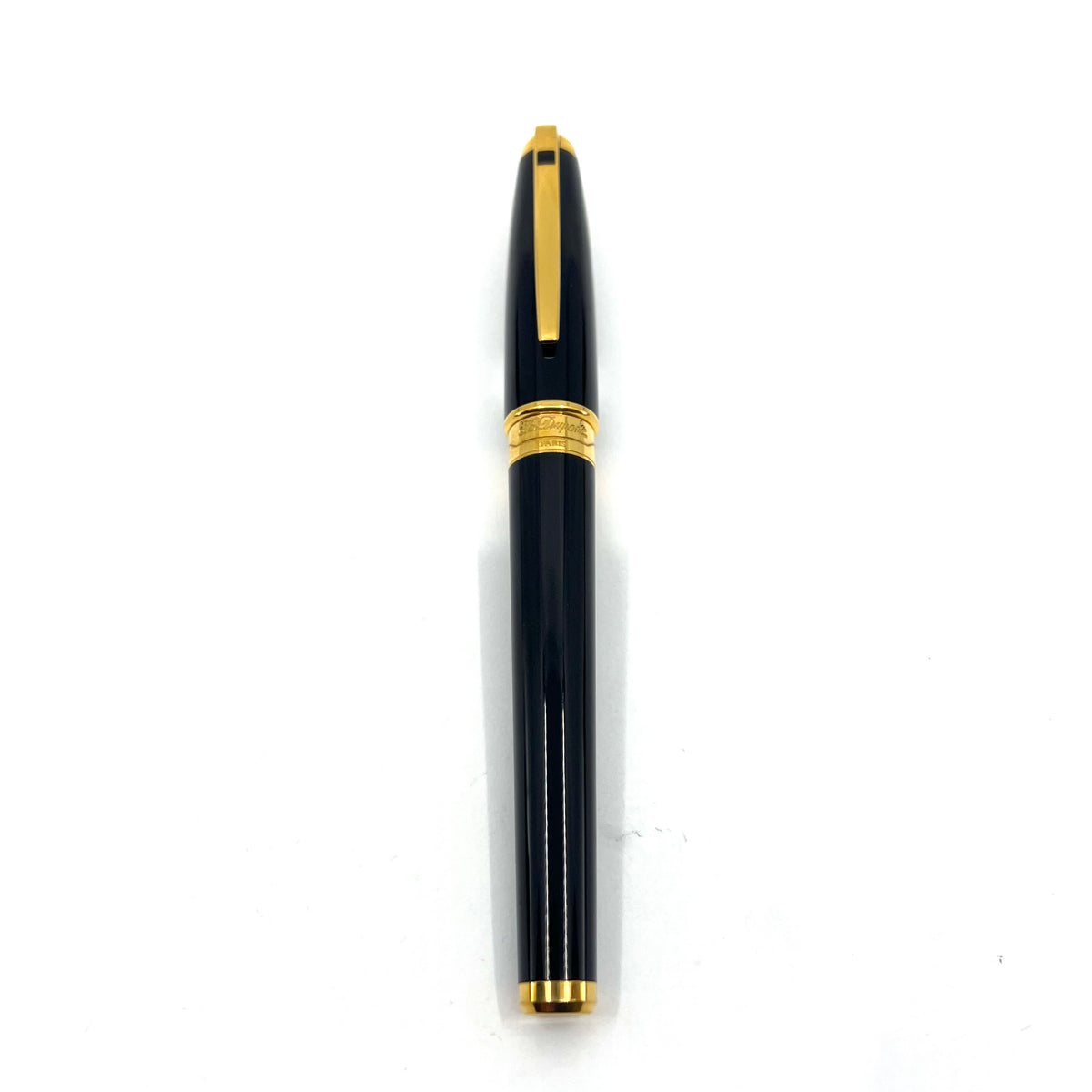 S. T. Dupont Orpheo (Largest Size) Black Chinese Lacquer Fountain Pen ...