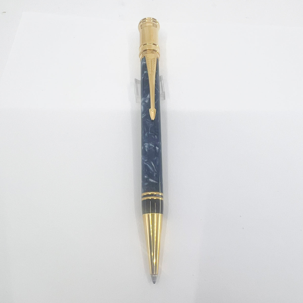 Parker Duofold Marble Blue Ballpoint Pen – Fountain Pen Hospital