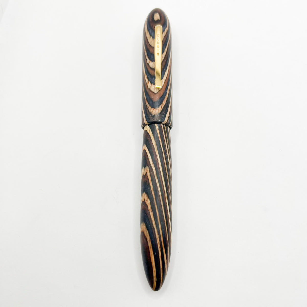 Oldwin (France) Oversized Wood Spina Fountain Pen - Flexible Large #8 ...
