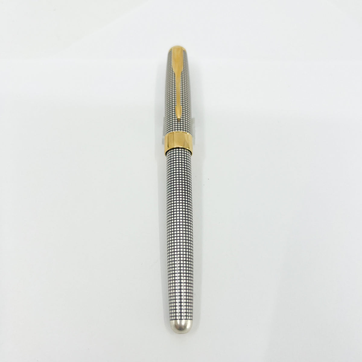Parker Sonnet Sterling Silver Cisele Cross Hatch Fountain Pen - Fine 1 ...