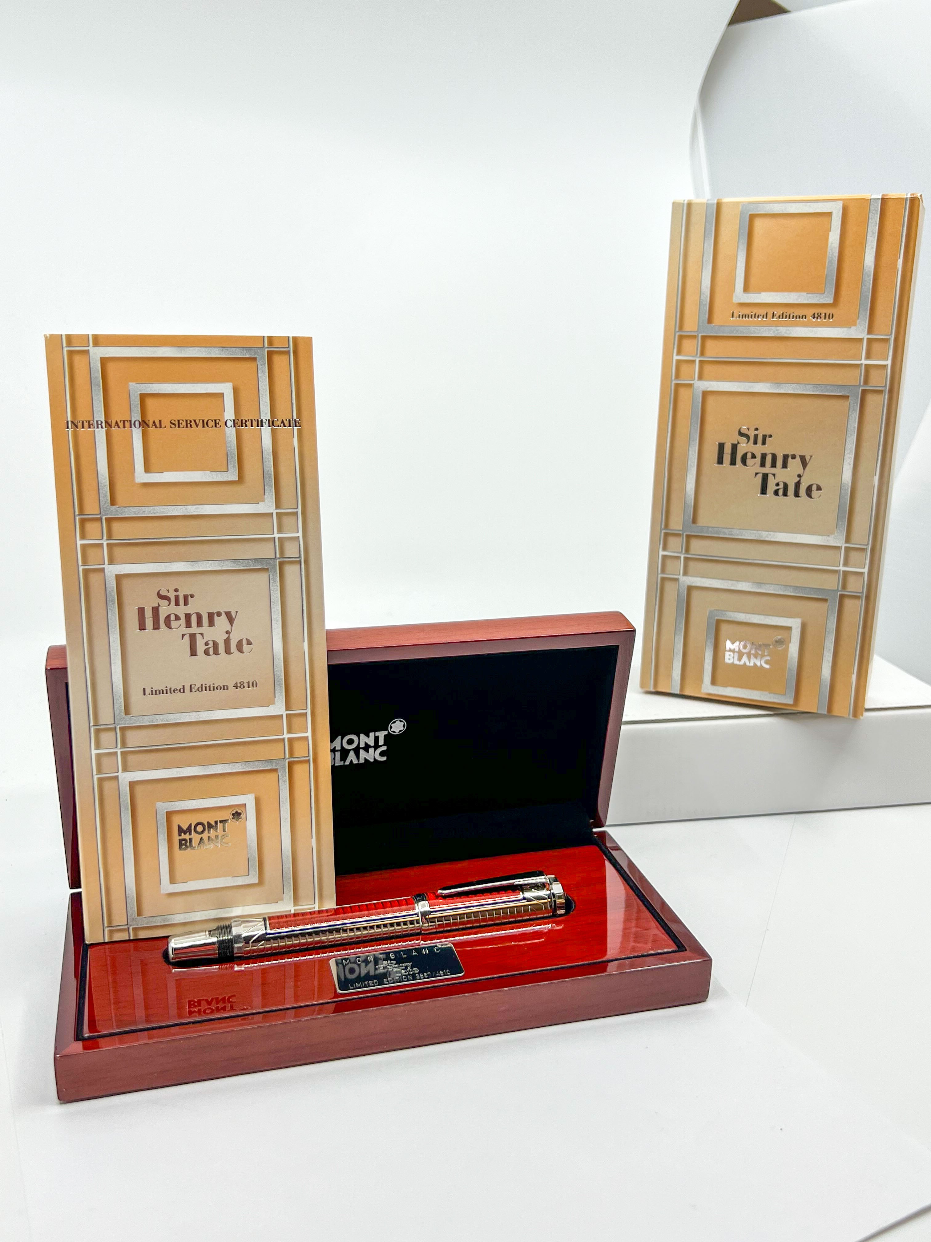 Montblanc Sir Henry Tate Patron of the Arts Limited Edition Fountain P ...