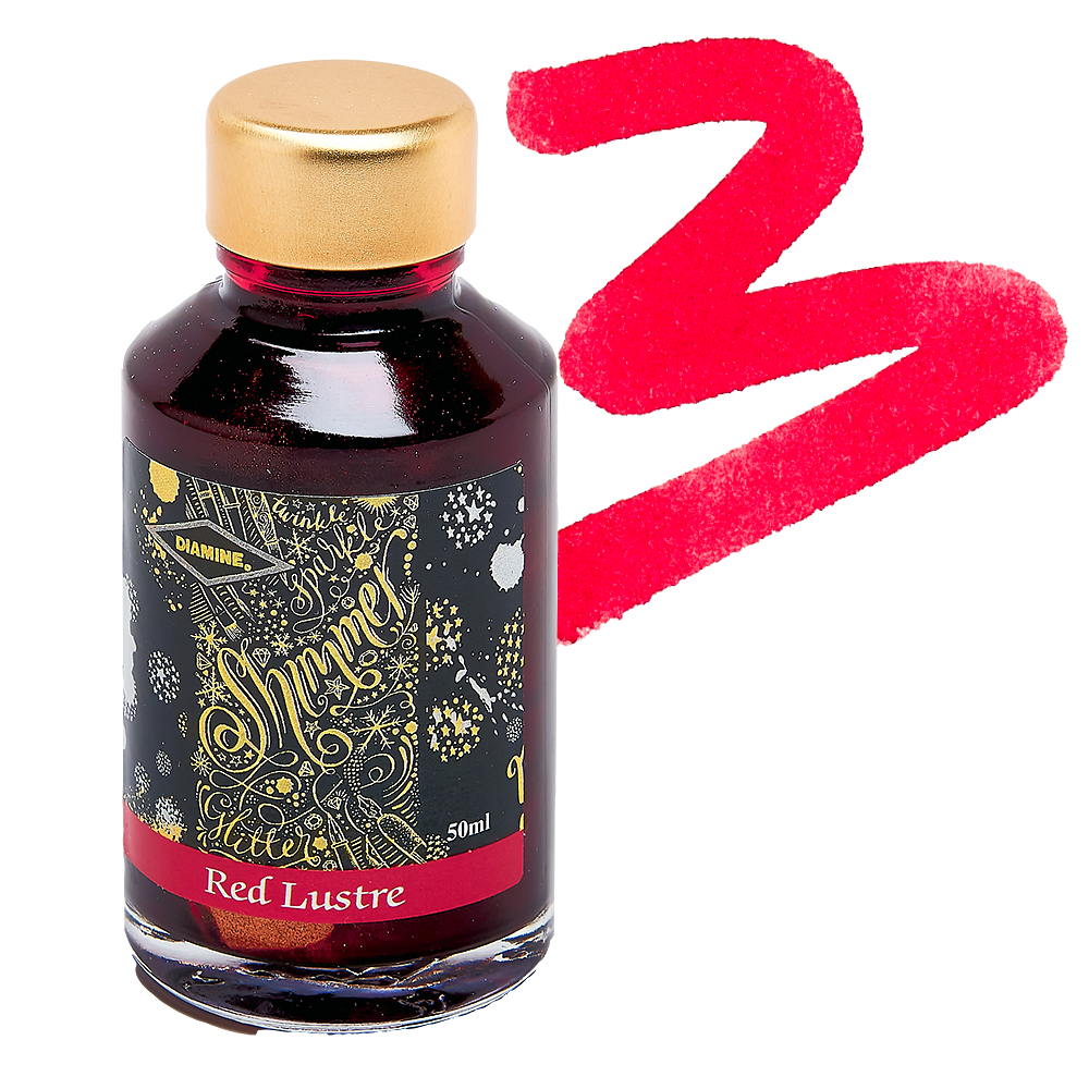 Diamine Ink Shimmer Red Luster 50ml – Fountain Pen Hospital