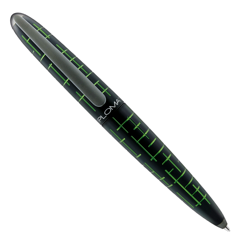 Diplomat Elox Matrix Black/Green - Ballpoint Pen – Fountain Pen Hospital