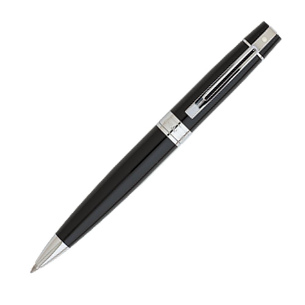 Sheaffer 300 Gloss Black/Chrome - Ballpoint – Fountain Pen Hospital