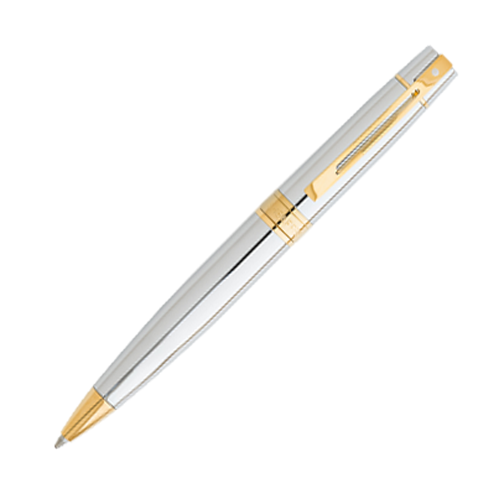 Sheaffer 300 Chrome & Gold Tone Trim - Ballpoint – Fountain Pen Hospital