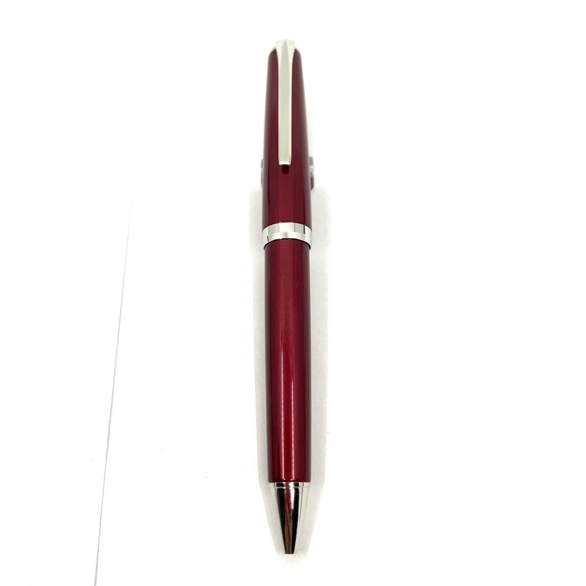 Pilot Burgundy Red Falcon II Metal Ballpoint Pen – Fountain Pen Hospital