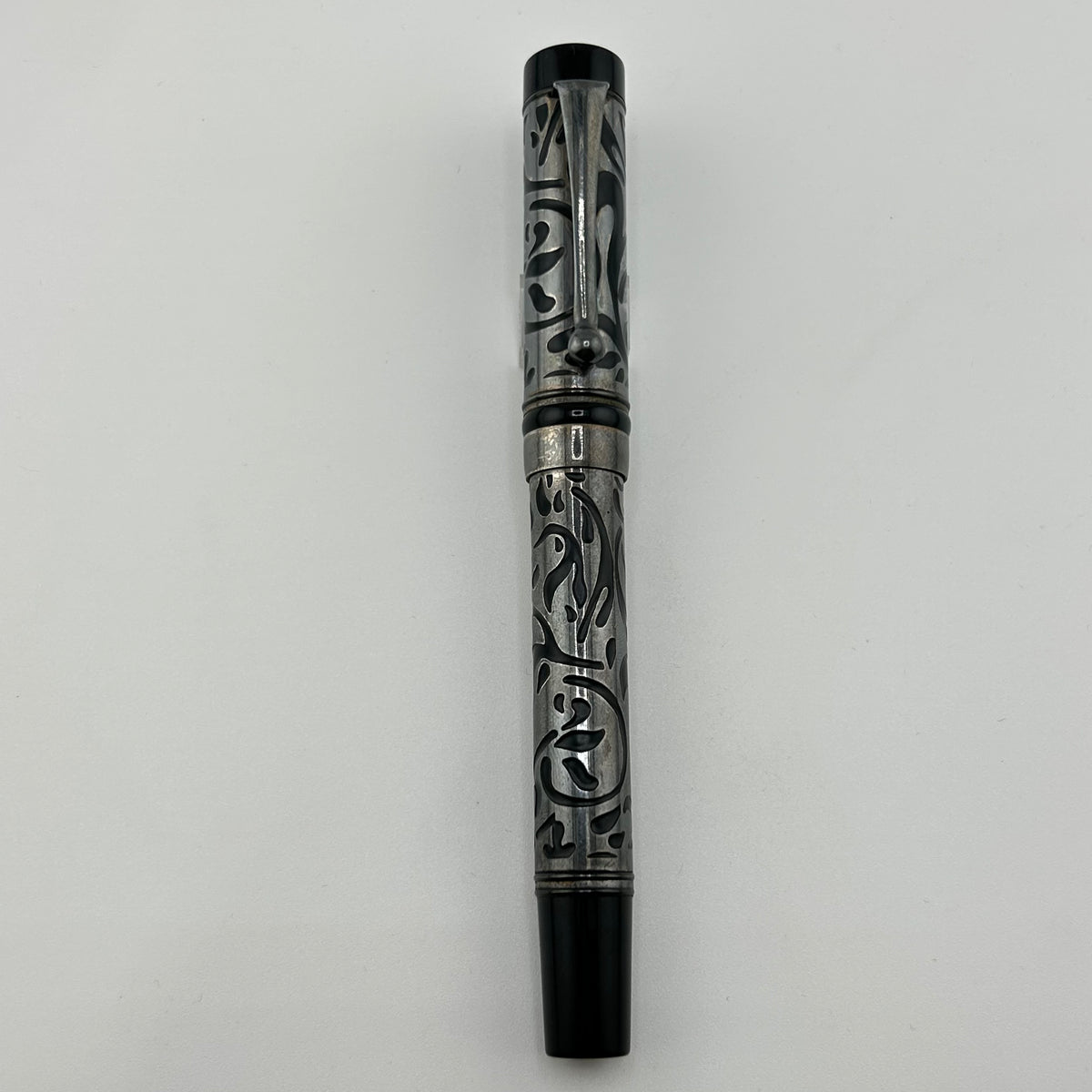 Laban Silver plated overlays oversize pen - Fountain Pen – Fountain Pen ...