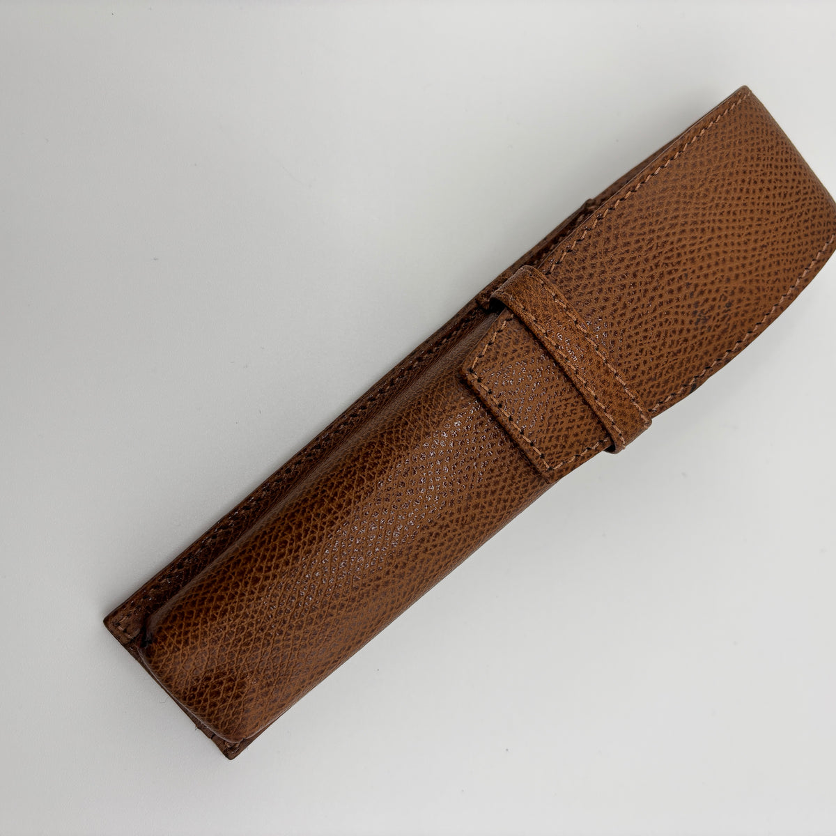 Pen Pouch leather Grain Brown fits 2 pens – Fountain Pen Hospital