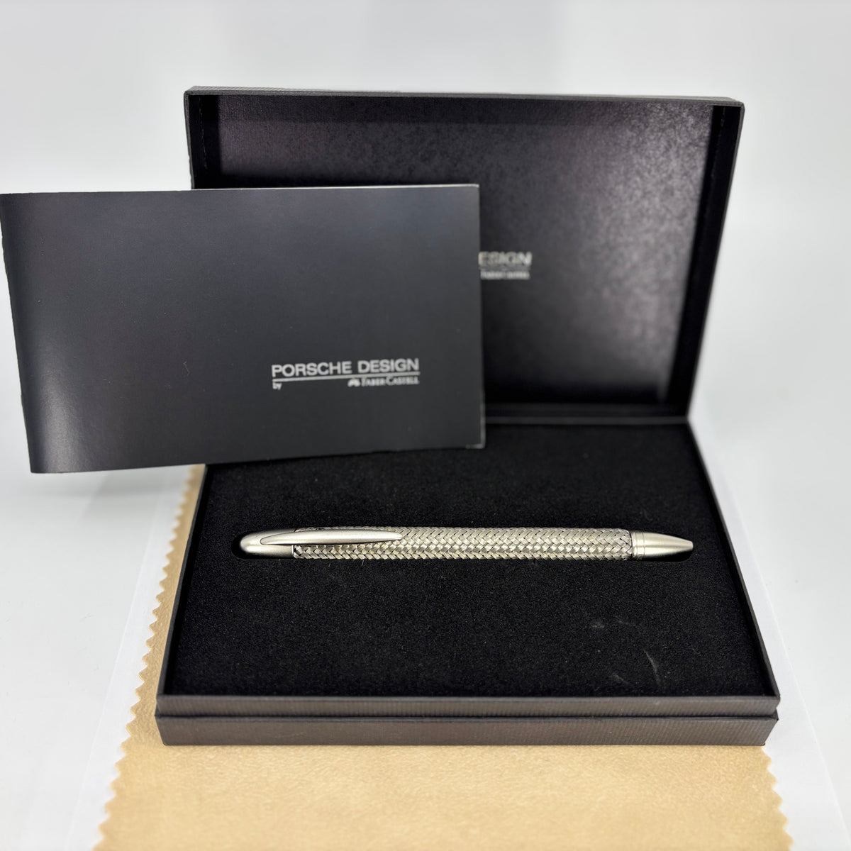 Porsche Design Stainless steel Ball Pen Tex-Flex mesh circa 2010 ...