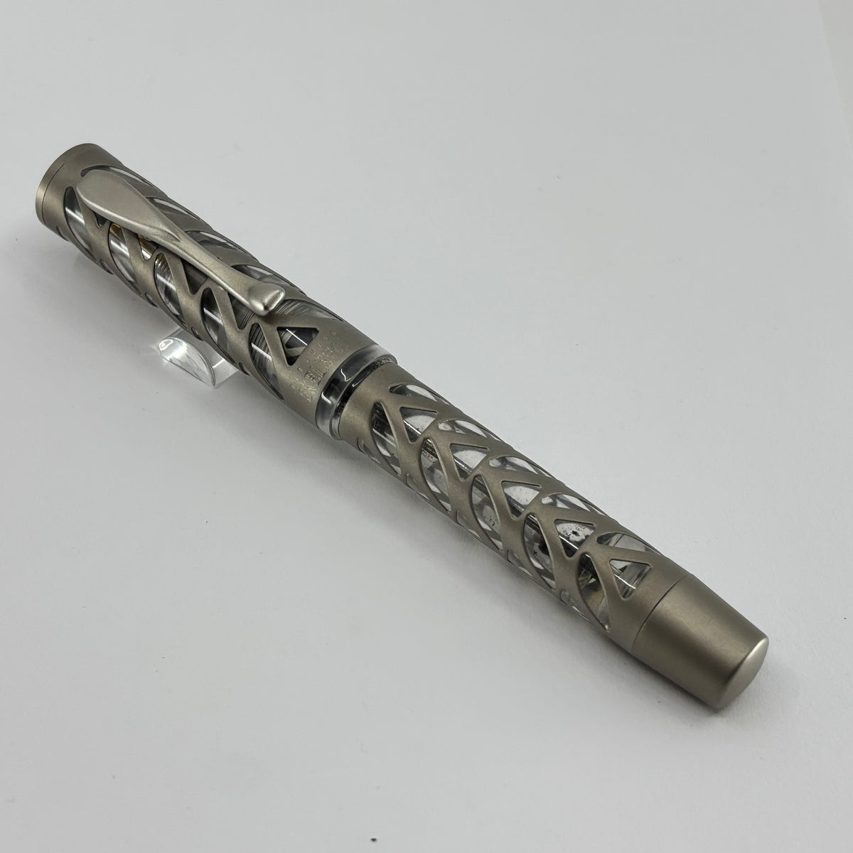 Visconti Titanium Skeleton Limited Edition Fountain Pen - Fine 18kt Go ...