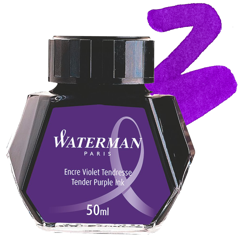 Waterman 50ml Purple Ink (Tender Purple) – Fountain Pen Hospital